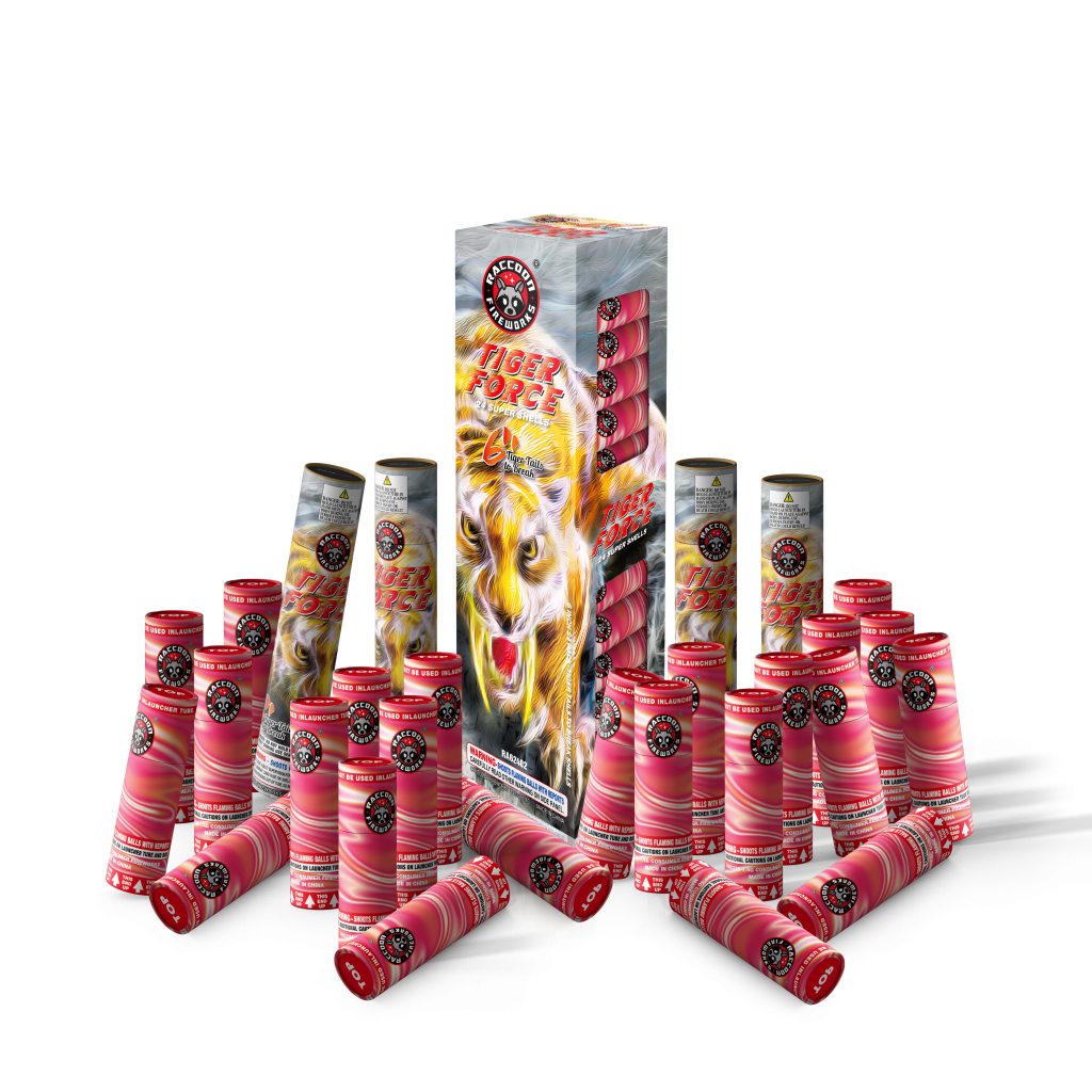 Tiger Force 6" Shells - Good Stuff Pyro
